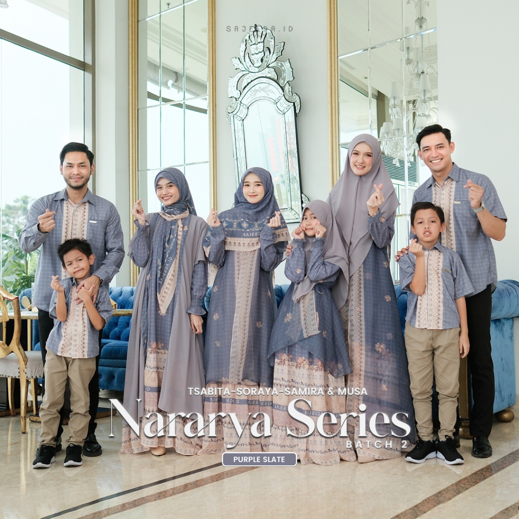 Jual NARARYA SERIES - PURPLE SLATE - SARIMBIT SAJEEDA | Shopee Indonesia