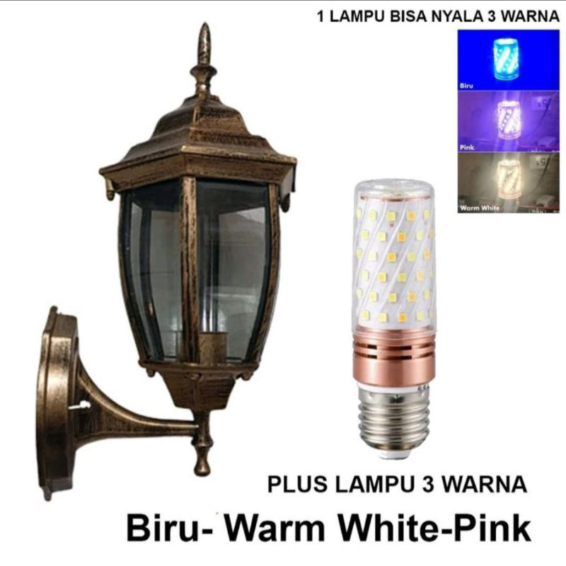 Jual Lampu Dinding Outdoor Model Klasik Vintage / Lampu Dinding Tempel ...