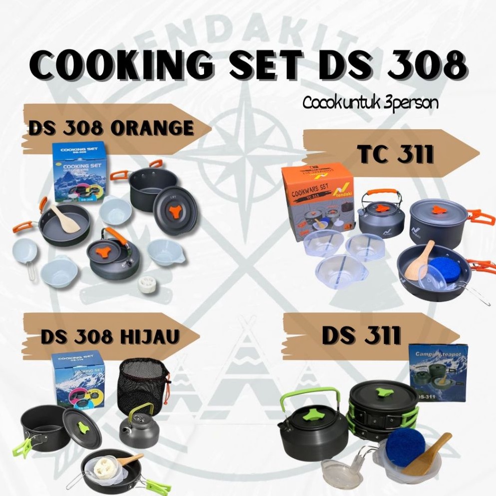 Jual ANEKA COOKING SET TENDAKI DS 38 DS 311 TC 311 TC 2 DS 2 SY 3 SY 2 ...
