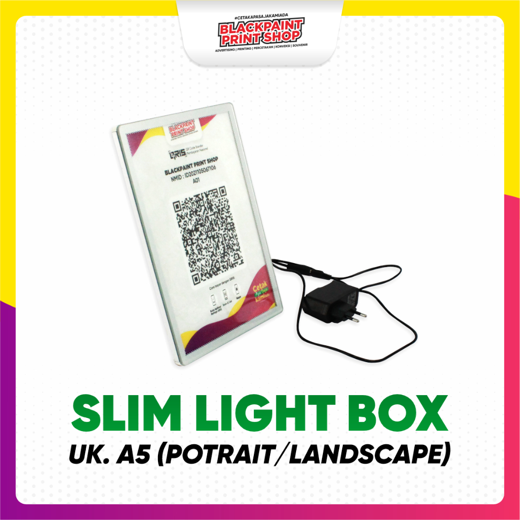 Jual Slim Light Box / Slim Light Box LED Adversiting Portable/ Slim ...