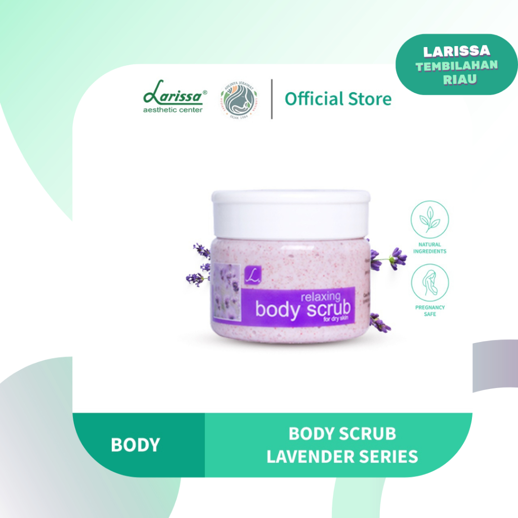 Jual LARISSA BODY SCRUB LAVENDER - Untuk Kulit Kering (For Dry Skin) | Shopee Indonesia