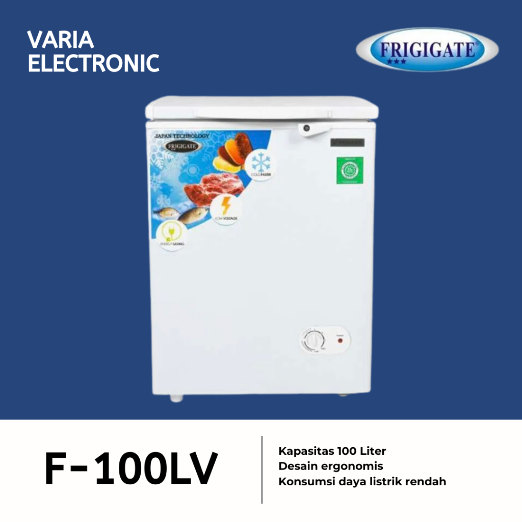 Jual Chest Freezer FRIGIGATE F-100LV Kapasitas 100 Liter | Shopee Indonesia