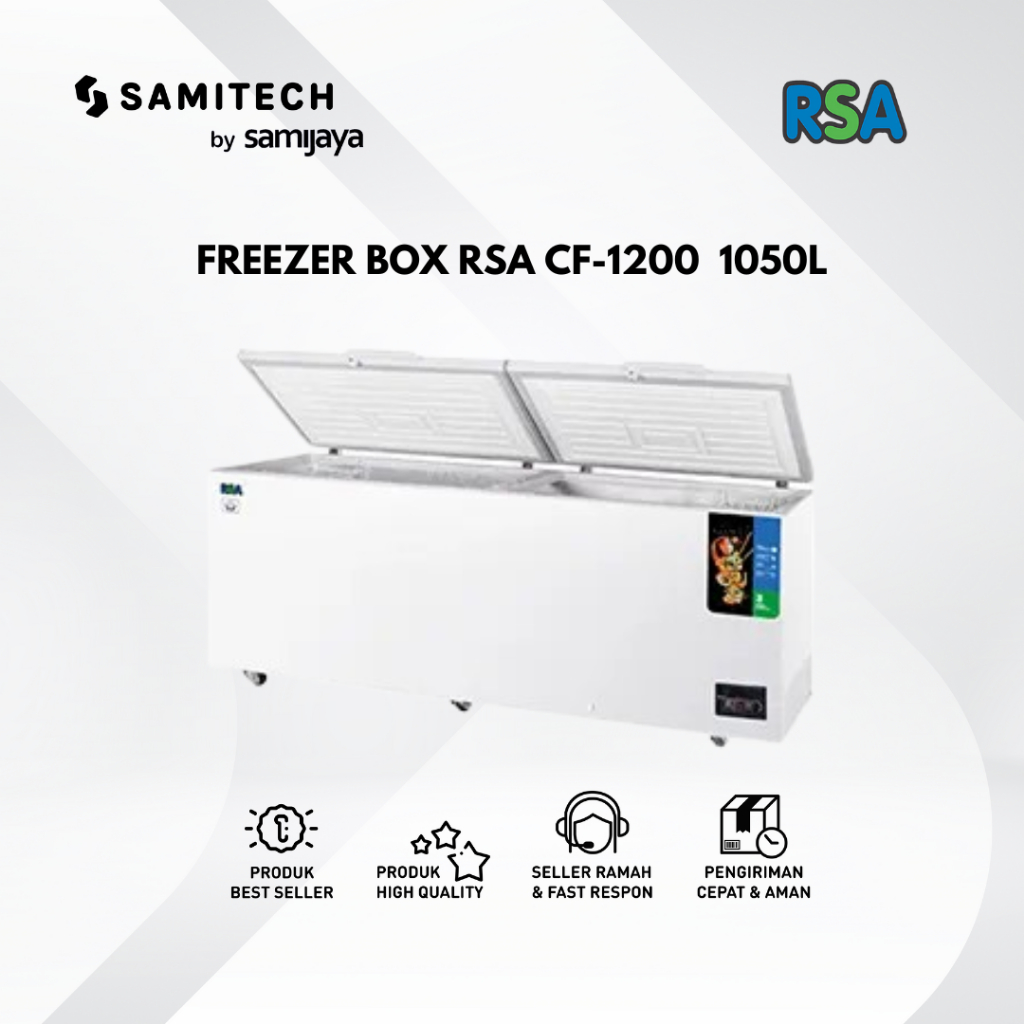 Jual FREEZER BOX RSA CF-1200 CF 1200 1050L CHEST FREEZER | Shopee Indonesia