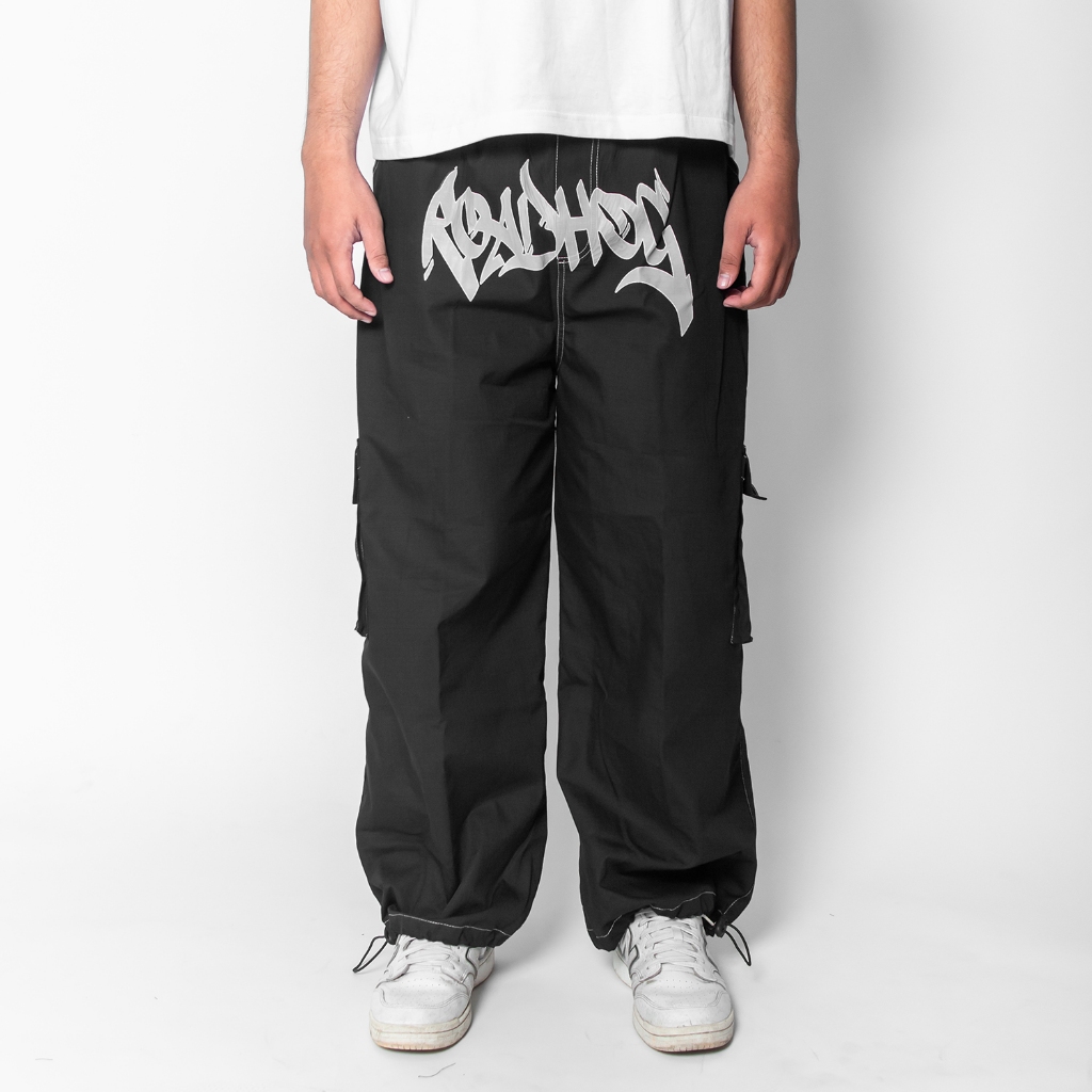 Jual Roadhog - Printed Cargo Pants - Graphic Pants Unisex - Baggy Fit ...