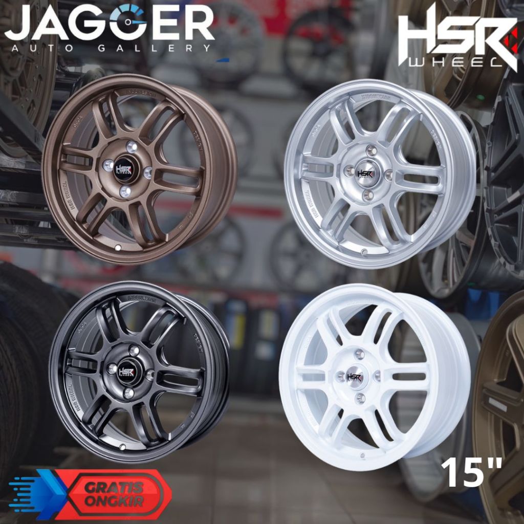 Jual velg mobil brio, ayla, agya, sigra, calya, original HSR AERI ring 15 harga murah free ...