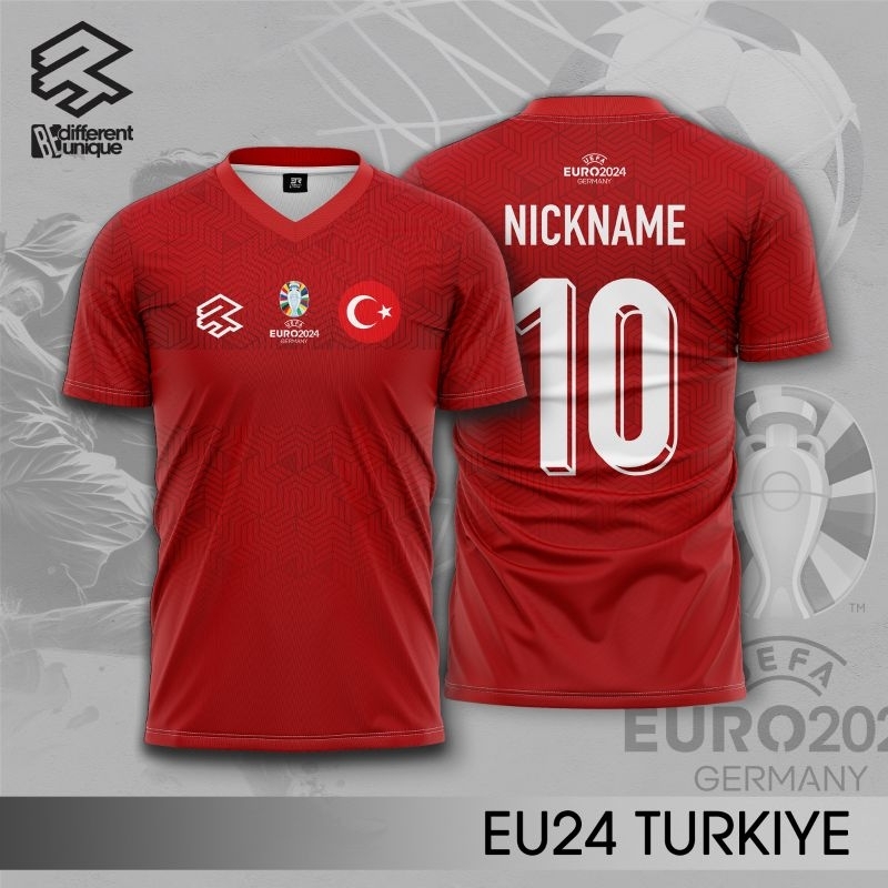 Jual Jersey Bola Fantasy UEFA 2024 Printing Premium Custom Nama EU24 ...