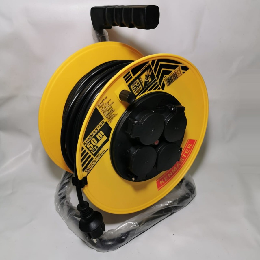 Jual Kenmaster Kabel Roll 50m 3 x 1.5 mm - Kabel Roll 50 Meter SNI 4 ...