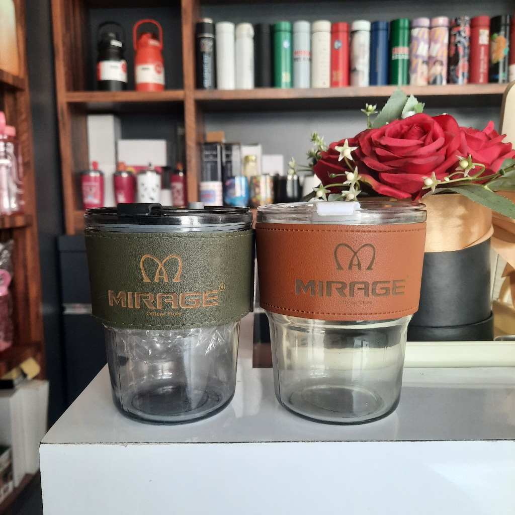 Jual GELAS POUCH GRAFIR 2 SISI GELAS TUMBLER KOPI 400ml GELAS POUCH ...