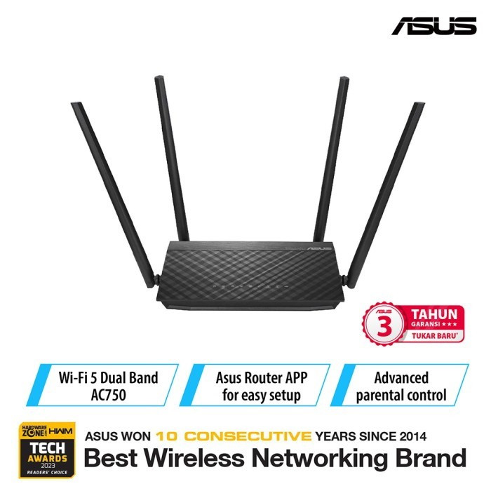 Jual ASUS RT-AC750L Wi-Fi Router with four high-performance antennas ...