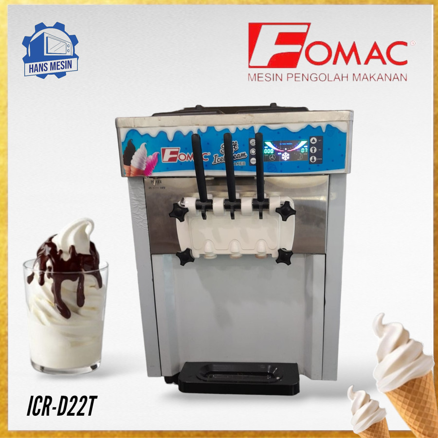Jual MESIN SOFT ES KRIM FOMAC 3 TUAS ICR-D22T | Shopee Indonesia
