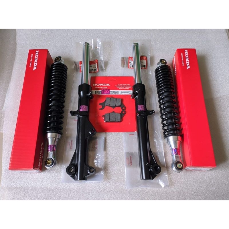 Jual Paket Lengkap Ashock tabung+shock belakang KWB Honda Blade/Revo ...
