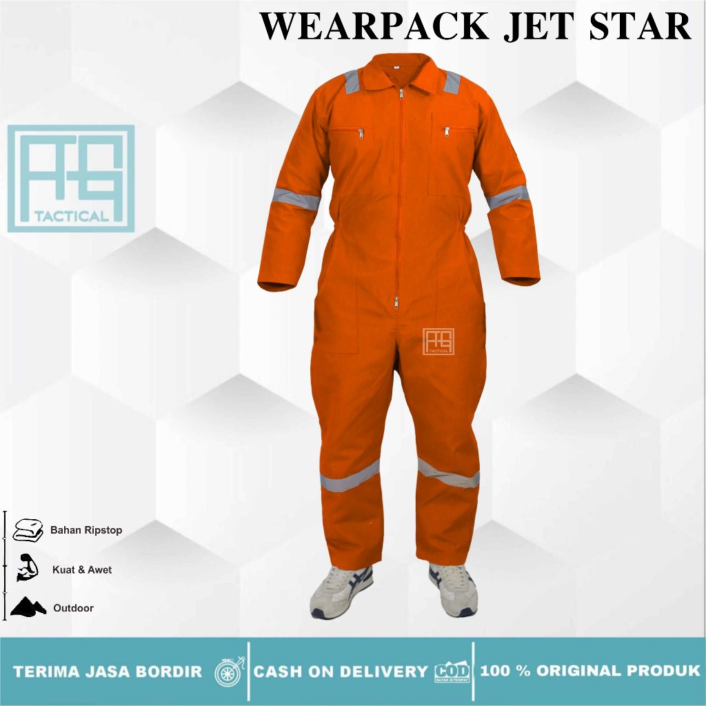 Jual Wearpack Safety Coverall | Baju Safety Bengkel | Seragam Kerja ...