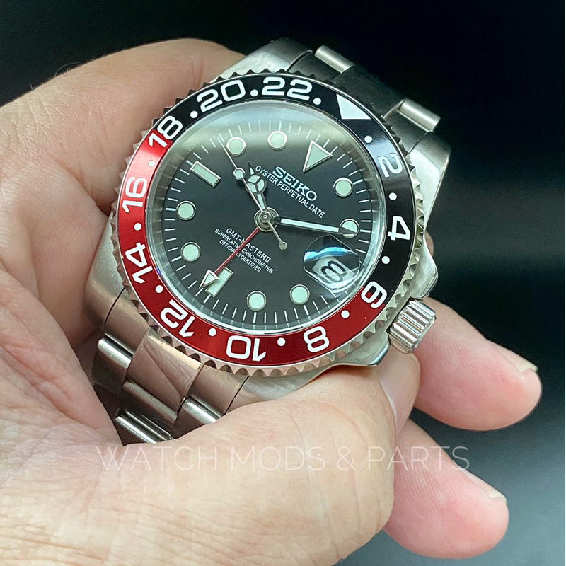 Jual WMNP Seiko Mod WMNP Seiko Mod GMT Coke, Mesin WMNP Seiko NH34A GMT ...