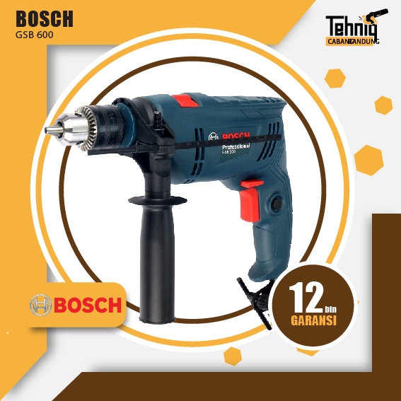 Jual Bosch GSB 600 Professional Bor Impact Variable Speed / Mesin Bor ...