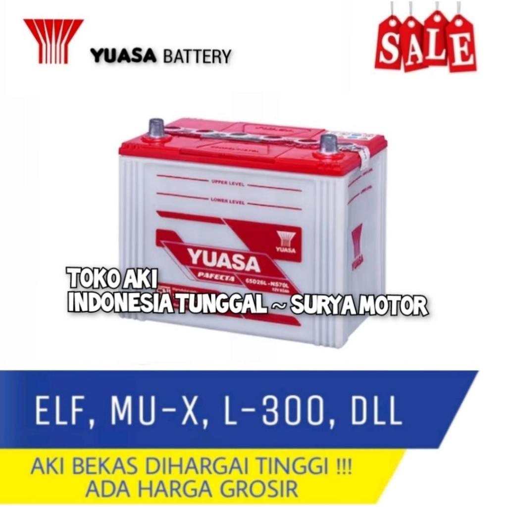 Jual AKI MOBIL N70 L300 ISUZU ELF MU-X GENSET EXCAVATOR NISSAN SSANGYONG BOXER YUASA PAFECTA ...