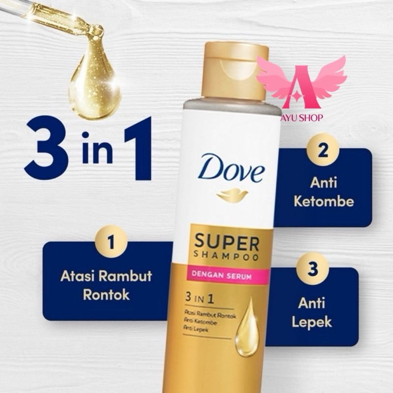 Jual Dove Super Shampoo 125ml | Shopee Indonesia