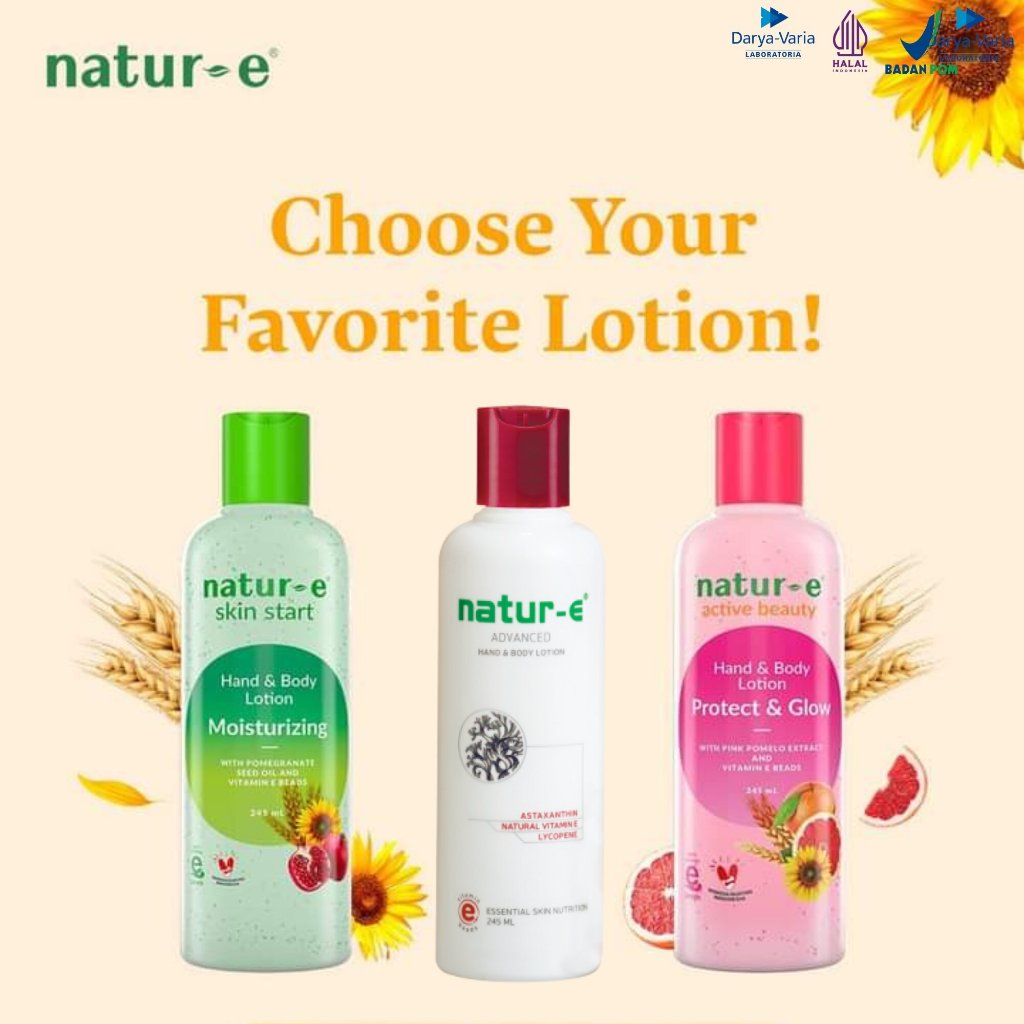 Jual NATUR E HAND BODY LOTION SERIES 100ML | Shopee Indonesia