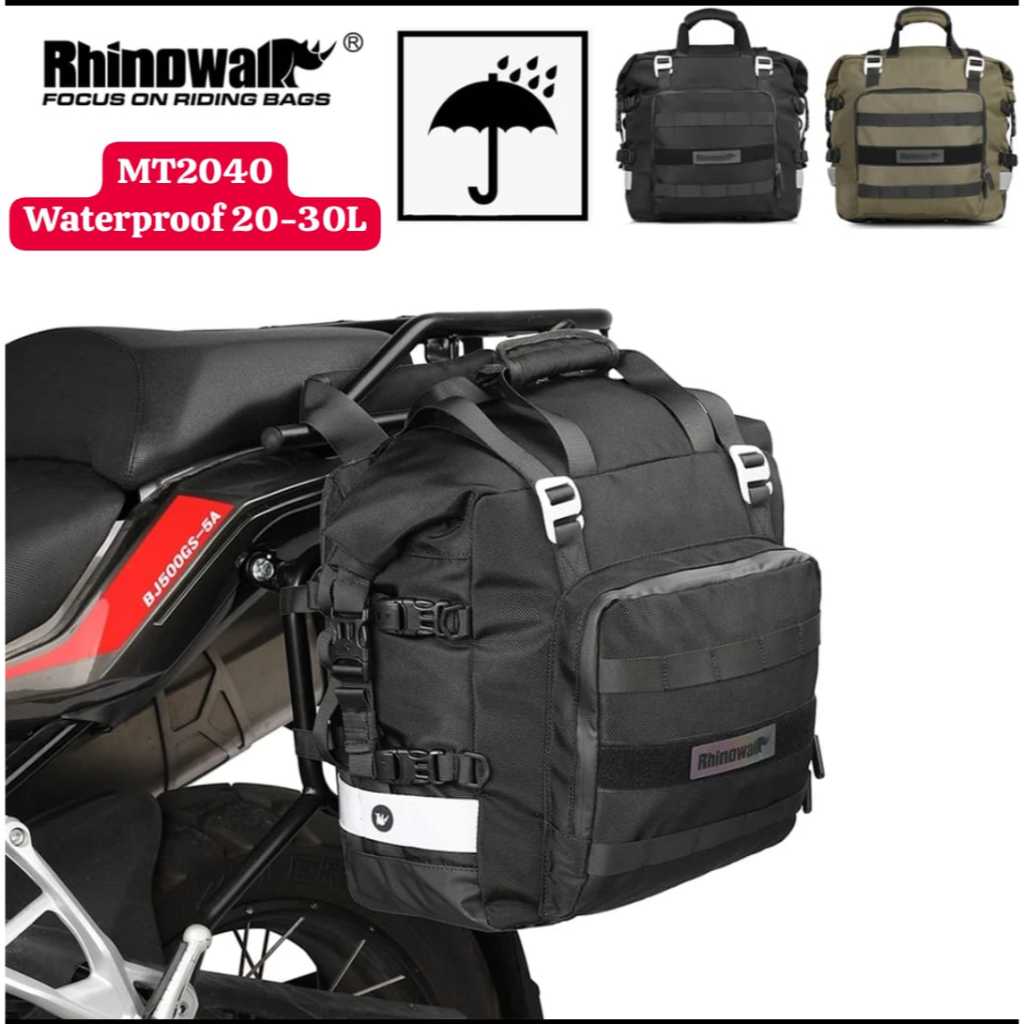 Jual Tas Touring Motor Side Bag anti Air Rhinowalk MT2040 Motorcycle ...