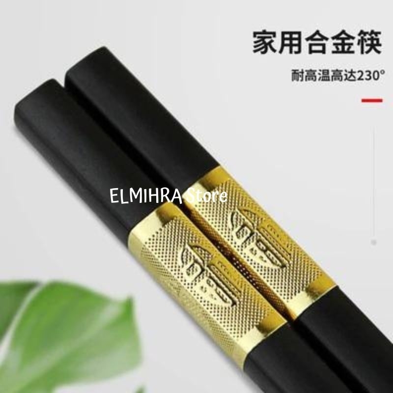 Jual Sumpit Premium Set Anti Bakteri Jamur Alat Makan Plastik Korea ...