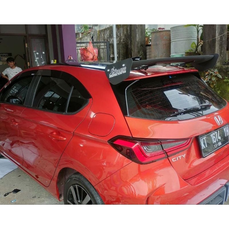 Jual spoiler city hatchback model js racing | Shopee Indonesia