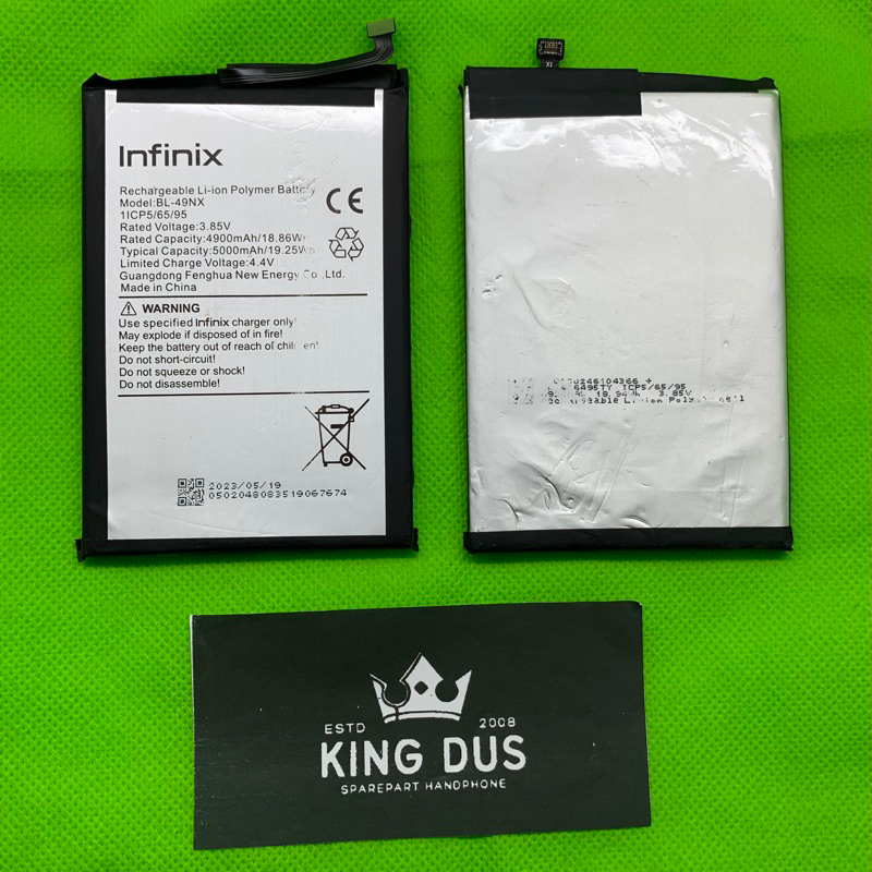 Jual BATERAI BATRE BATTERY BL-49NX INFINIX SMART 7 X6515 / HOT 30i X669 ...