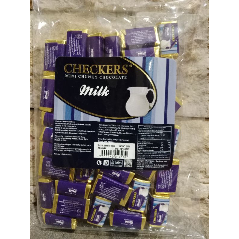 Jual Checkers Mini Chuncky 300 gram (isi 40 pcs) | Shopee Indonesia