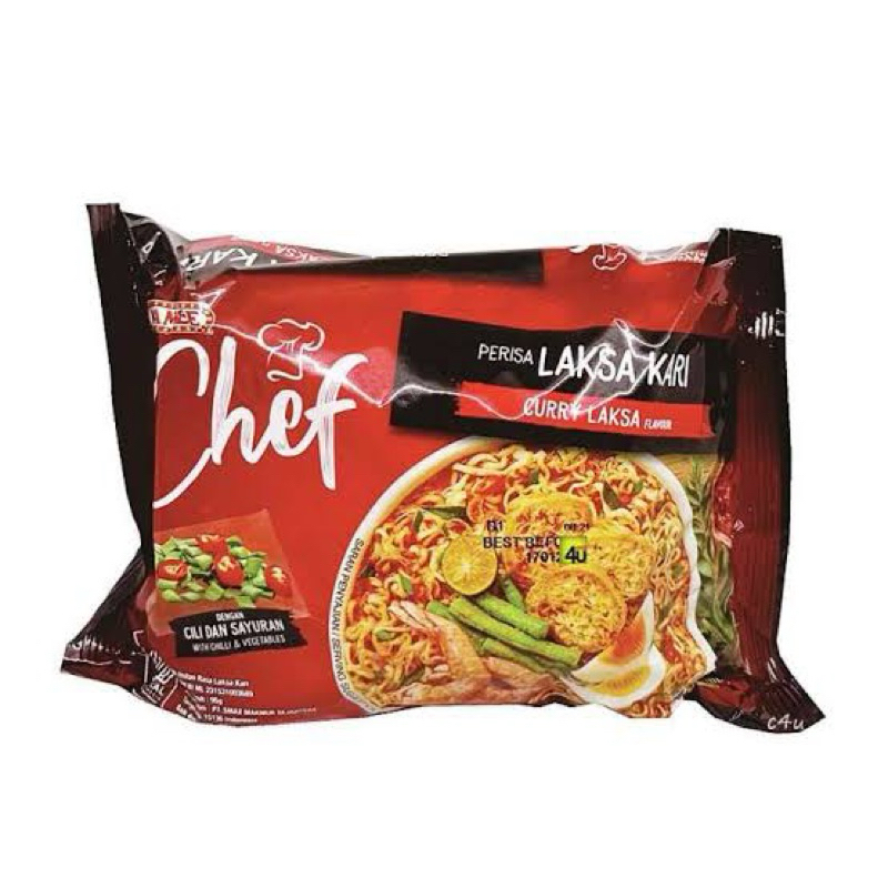 Jual Mamee chef instant noodle laksa curry, mie kuah laksa | Shopee ...
