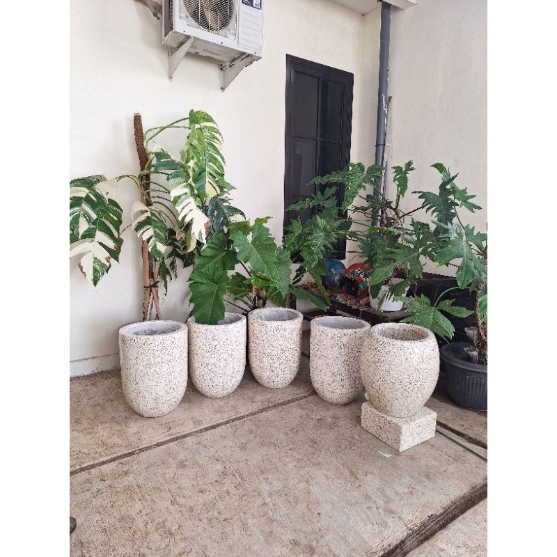Jual POT TERAZZO MARMER ASLI BANYAK PILIHAN MODEL, BUKAN GERABAH ...