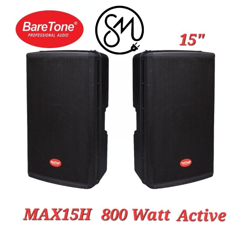 Jual Speaker Aktif Baretone 15 inch MAX15H 800 watt Active MAX 15H 1 ...