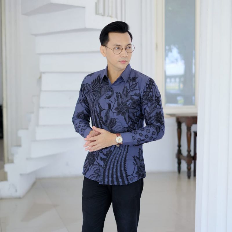 Jual BATIK BOLO DEWO Motif Telomoyo Hem Atasan Kemeja Baju Batik Pria ...