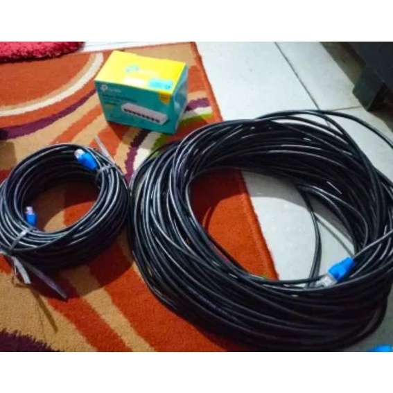 Jual Tren Kekinian Kabel LAN Outdoor 8 Meter Cat5e Siap Pakai | Shopee ...