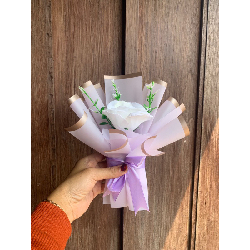Jual [PRE-ORDER] Buket Bunga Mini Ukuran 20cm || Buket Bunga Single ...