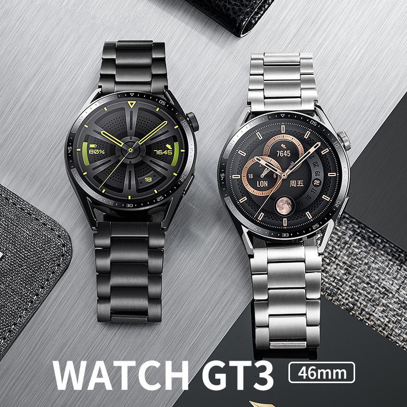 Jual Tali Strap Rantai Stainless Premium Jam Tangan Watch GT 2 3 4 5 ...