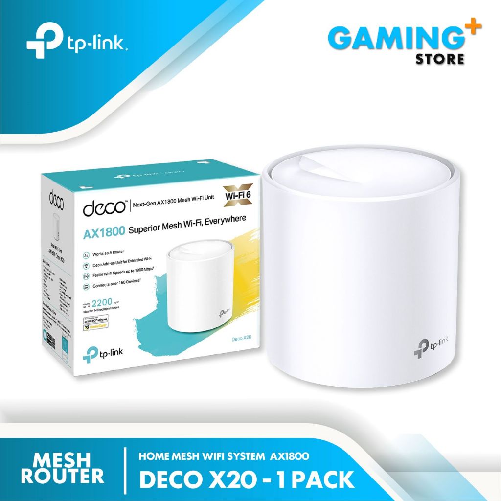 Jual TP-Link DECO X20 1 Pack AX1800 Whole Home Mesh Wi-Fi 6 System ...