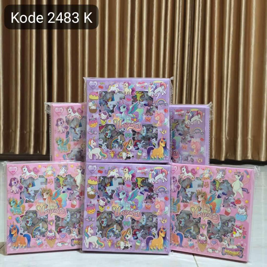 Jual STIKER UNICORN ISI 100 pcs 4 WARNA | Shopee Indonesia