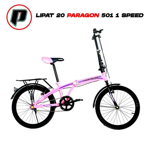 Jual SEPEDA LIPAT UKURAN 20 INCH PARAGON P501 SINGLE SPEED | Shopee ...
