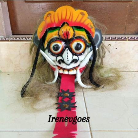 Jual Topeng Rangda Bali Bahan Mika || Topeng Leak Bali Mika | Shopee ...