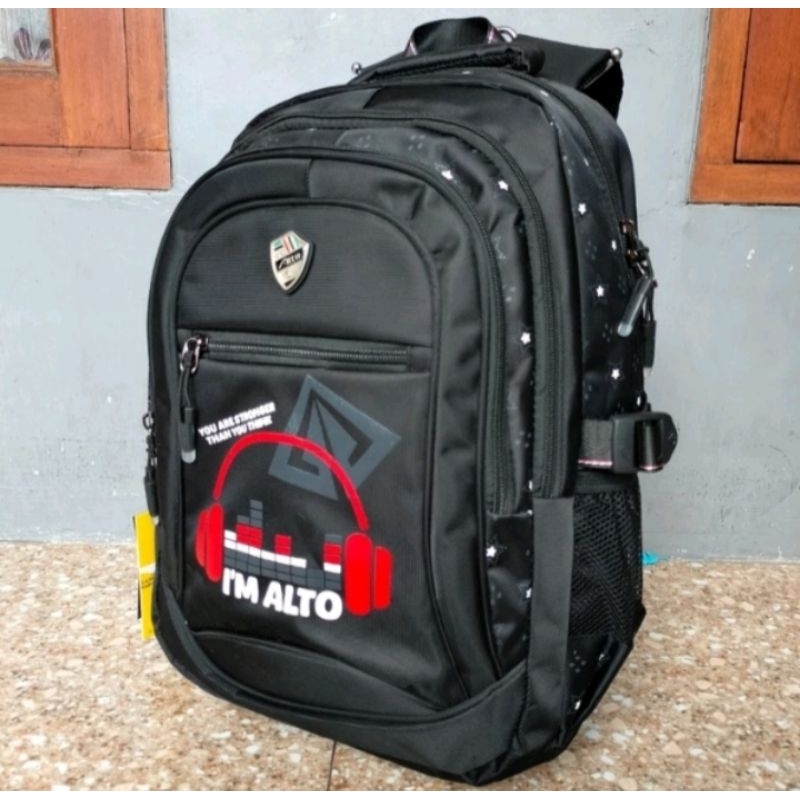 Jual Tas Ransel Backpack Sekolah Anak SD,SMP,SMA Alto Fashion Original | Shopee Indonesia