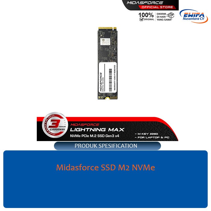 Jual Midasforce SSD M2 NVMe | Shopee Indonesia
