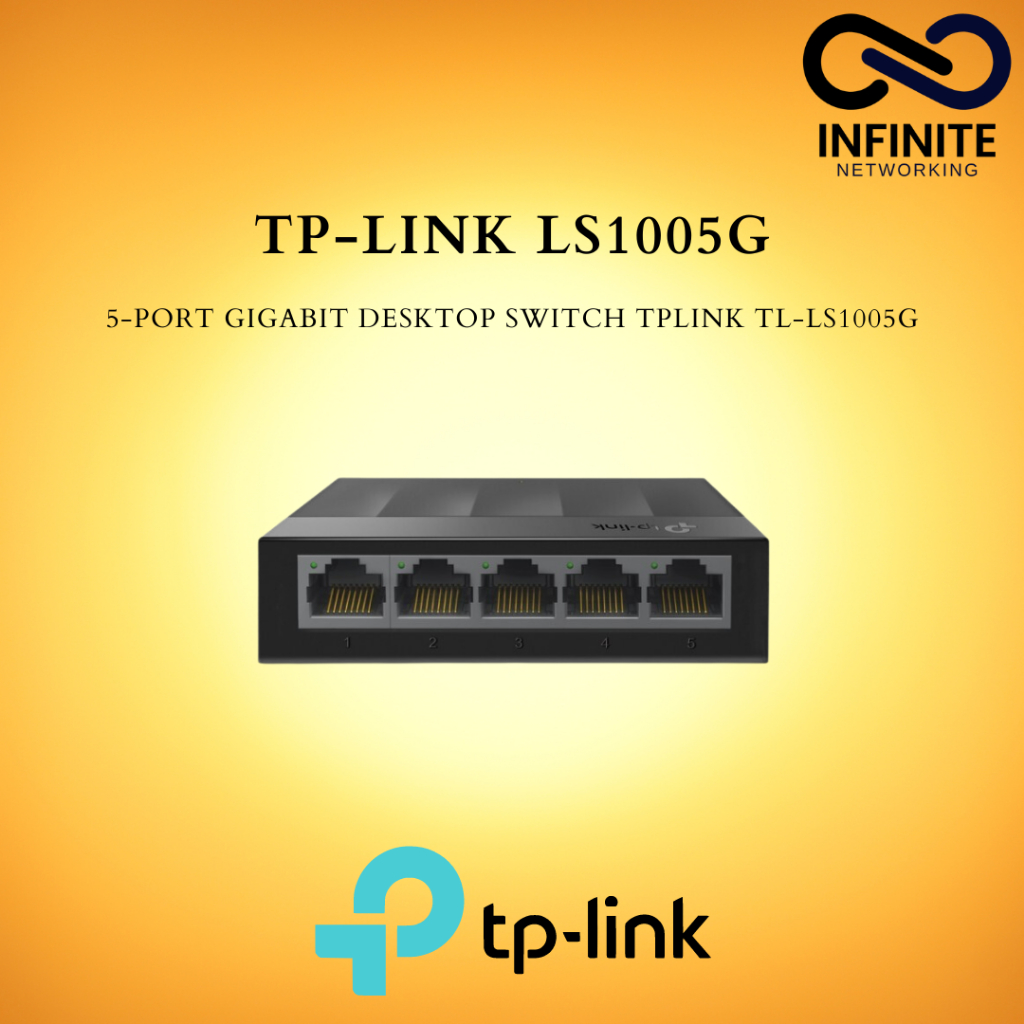 Jual TP-LINK LS1005G 5-Port 10/100/1000Mbps Desktop Switch TPLINK | Shopee Indonesia