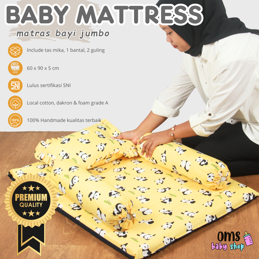 Jual [FREE TAS MIKA] Kasur Bayi Model Matras Jumbo 60 x 90 cm ...
