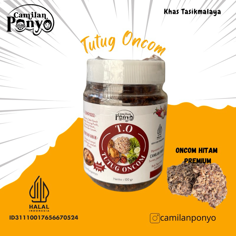 Jual Tutug Oncom Hitam Premium Khas Tasikmalaya (terbuat dari Kacang ...