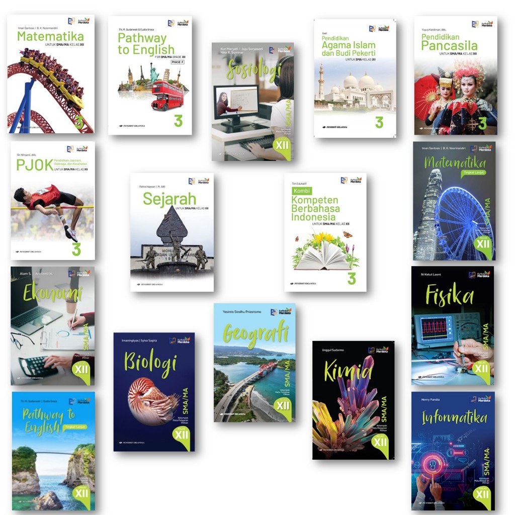 Jual BUKU SMA KELAS 12 KURIKULUM MERDEKA ORIGINAL ERLANGGA | Shopee Indonesia