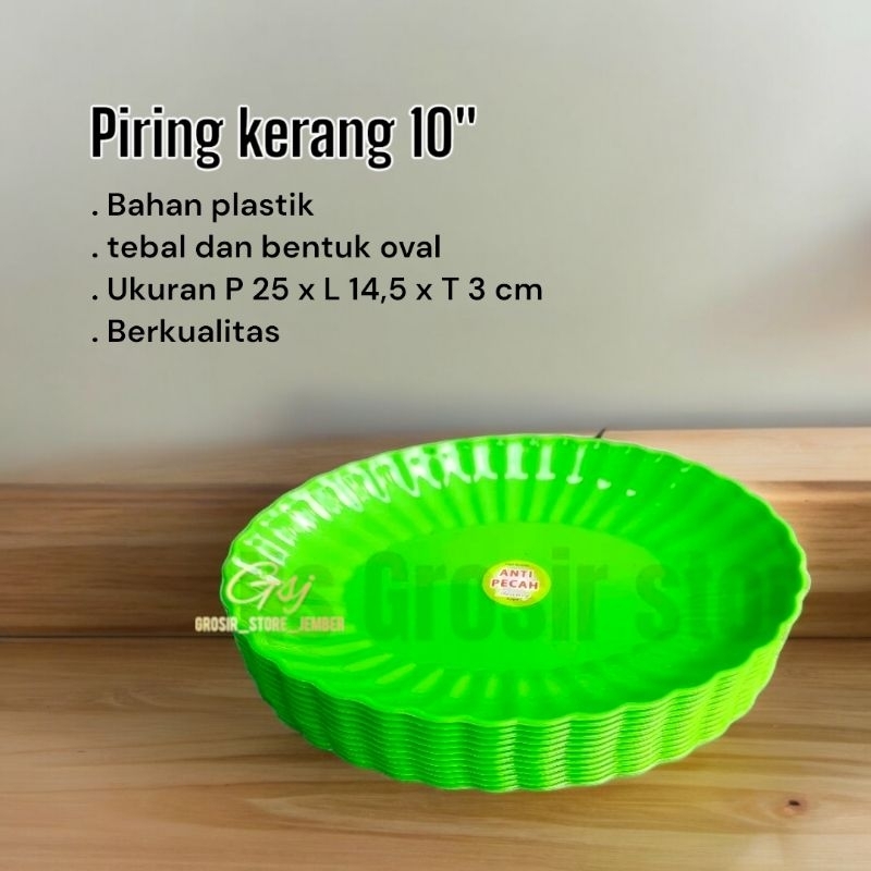 Jual Piring makan bentuk kerang melamin ukr 10 - piring saji grosir ...