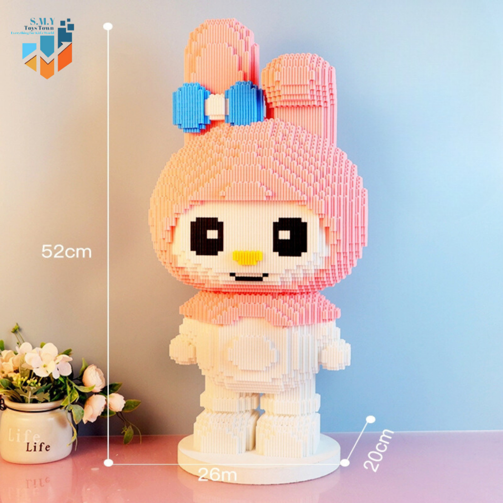 Jual SMY Toystown Mainan Nano Block Sanrio Big Melody 52cm Series 3D ...