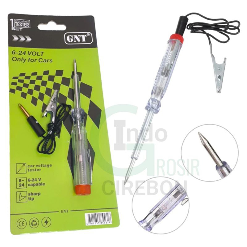 Jual GNT Testpen DC 6-24V Test Pen Kabel Tespen AKI Voltage Mobil Motor ...