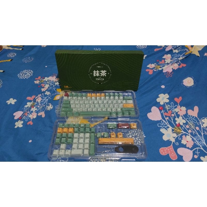 Jual PPBT Matcha PBT Dye Sub Keycaps by Press Play | Shopee Indonesia