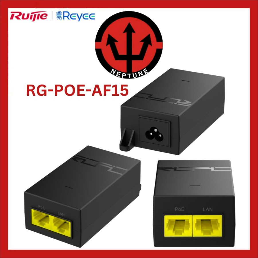 Jual Ruijie Reyee RG-POE-AF15 | 1 Port Gigabit PoE Adaptor (802.3af ...