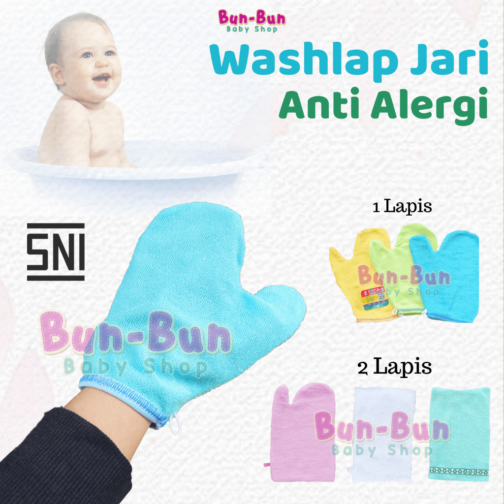 Jual Washlap Lembut baru Lahir Lap Waslap Handuk Bayi Lap Tangan Jari ...