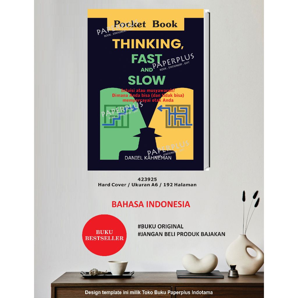 Jual Thinking Fast And Slow by Daniel Kahneman / Resensi Buku Inspirasi ...
